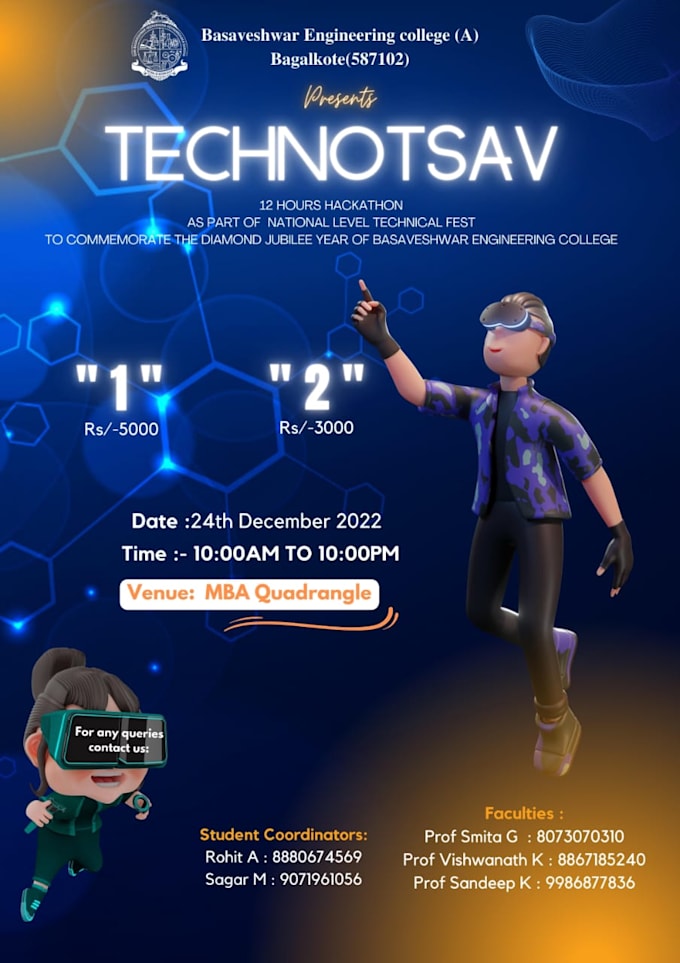 Design a custom,3d poster and banner design by Kannadiga107 | Fiverr