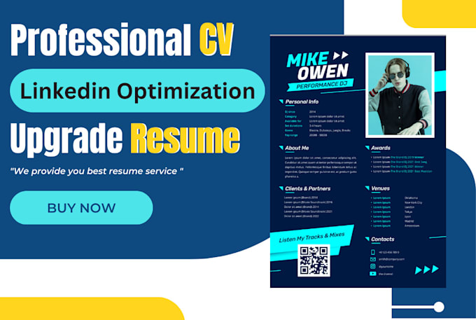 Cv maker, upgrade resume, and resume editor by Gfx_writer_dev | Fiverr