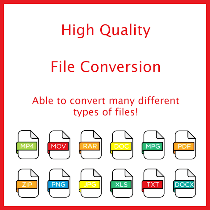 Convert files of any format quickly and accurately by Seangosha906 | Fiverr