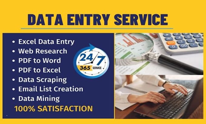 Fastest excel data entry in on day by Indianniku | Fiverr