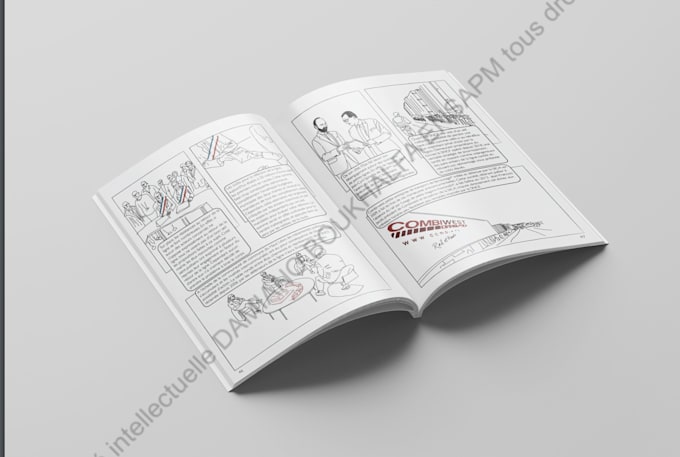 Illustrate your comic strips in a clean line art by Cami_dmno | Fiverr