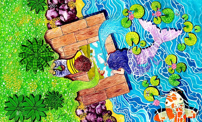 Draw awesome watercolor illustrations by Anuradhagodagma | Fiverr