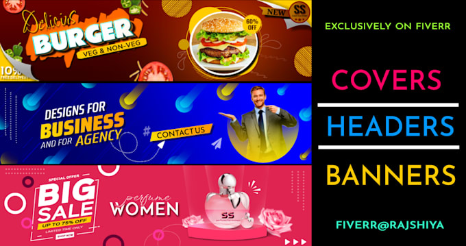 Design beautiful posters for your products by Rajshiya | Fiverr