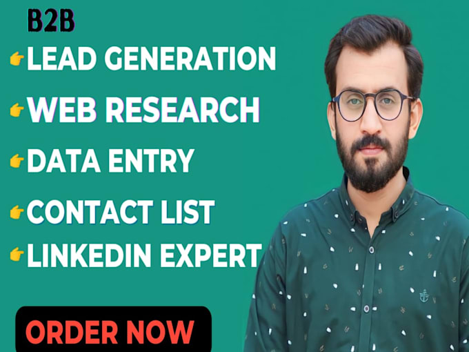 Do b2b lead generation, contact list and linkedin expert by Ramzanmalik238 | Fiverr