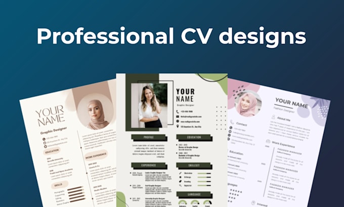A professional cv design for you by Iori_lab | Fiverr