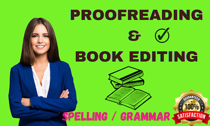 Be your book editor and professional proofreader by Anomaayanthi | Fiverr