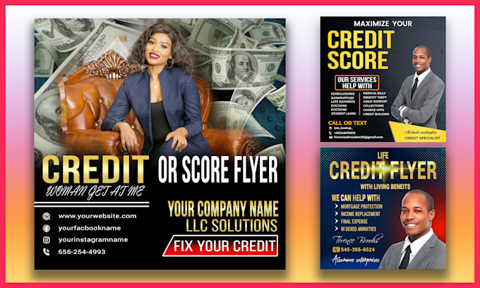 Do credit repair flyer, score flyer by Rajib_mandal | Fiverr