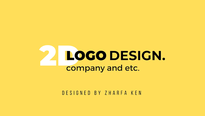 Do something that i really good at 2d logo design for yout company ...