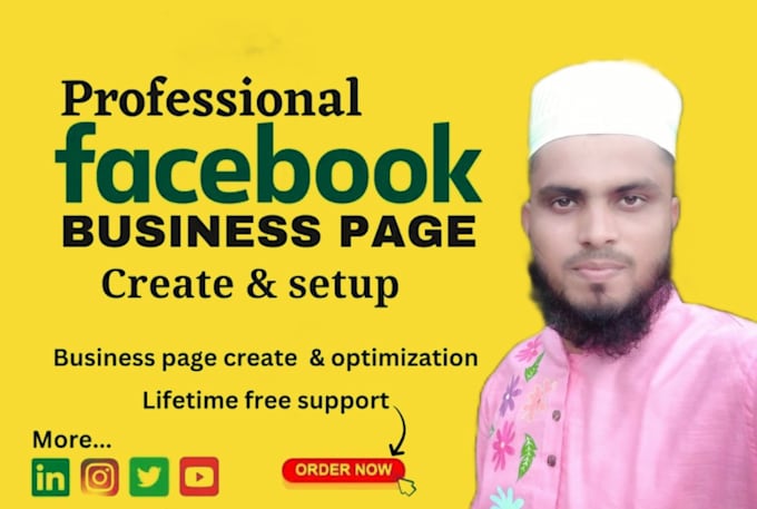 Create facebook business page or fan page by Pure_service1 | Fiverr
