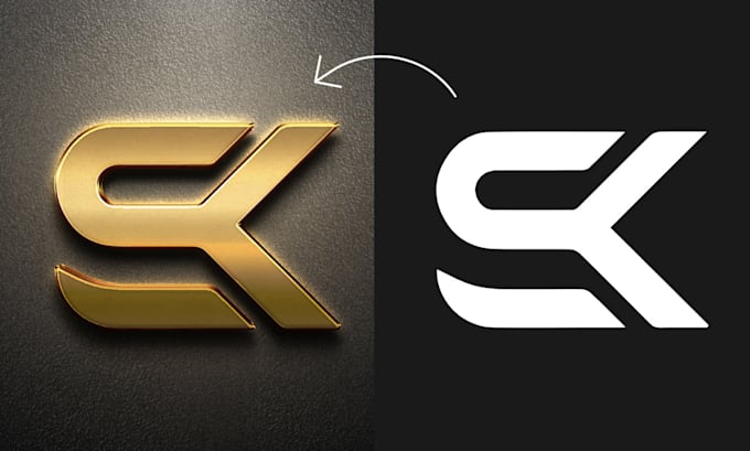 Convert your normal 2d logo into a 3d golden style by Waqasarshad00 ...