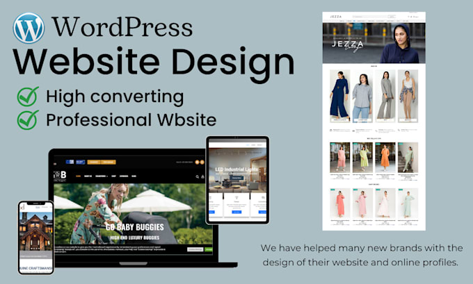 Develop a professional business wordpress website design by Team_8bit_it | Fiverr