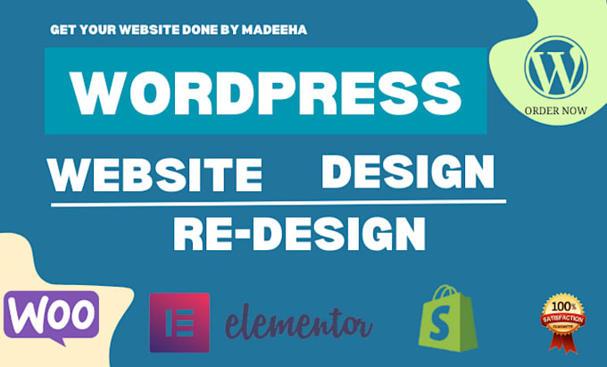Design redesigned and develop a wordpress website by Madeehadigital | Fiverr