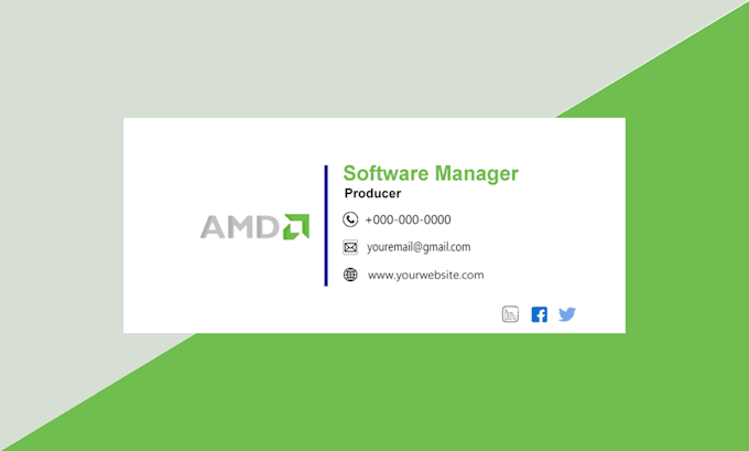 Create clickable html email signature by Shoaibgrapics | Fiverr