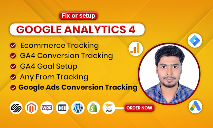 Set up google analytics 4, ga4 ecommerce tracking and conversion tracking gtm by Mdmirajul9759 ...