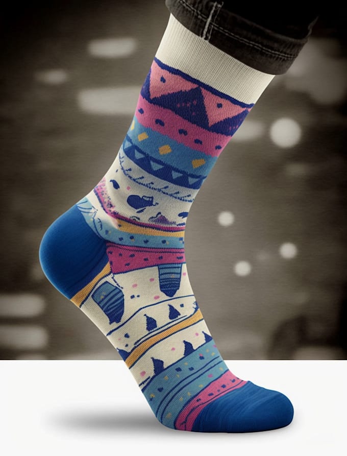 Create beautiful socks design by Svaifok | Fiverr