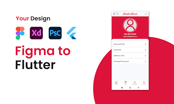 Convert your figma designs to flutter code by Sayedvai08 | Fiverr