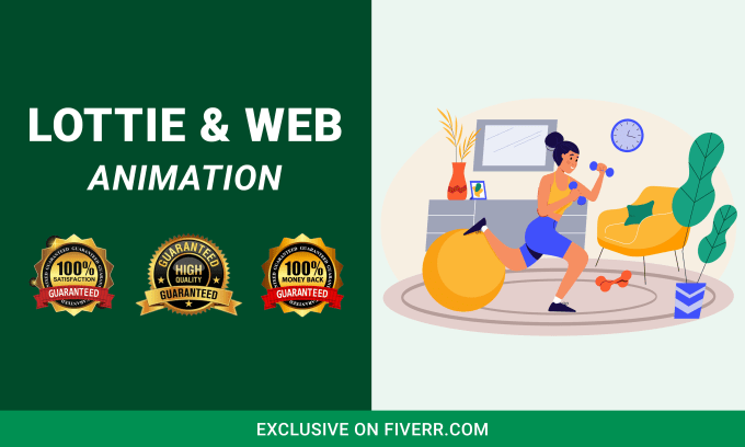 Create Custom Json Lottie Animation For Your Website And App By Skshuvo24 Fiverr