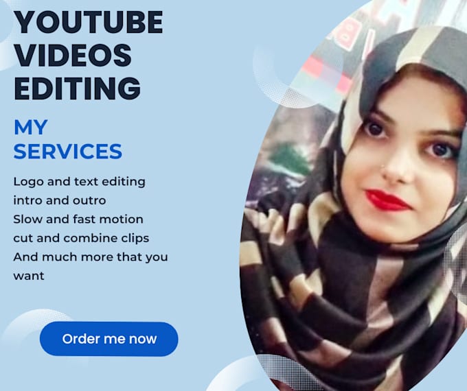 Do basic youtube video editing quickly and reliably by Alizay_faizee | Fiverr