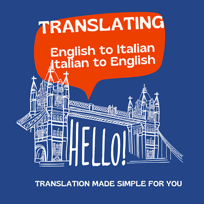 Translate from english to italian and viceversa by Ariannapari | Fiverr