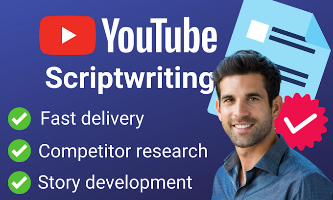 Write a youtube script that attracts viewers by Scripthy | Fiverr
