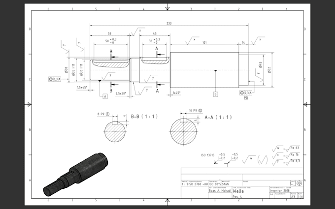 Create precise 3d models and technical drawings by Mahadibo | Fiverr