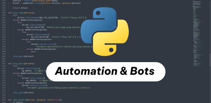 Create python bots, scripts, automate jobs by Minh230791 | Fiverr Create python bots, scripts, automate jobs by Minh230791 | Fiverr