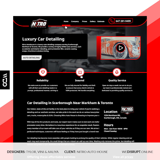 Code your website design using html5, css3 by Tylorbenedetto | Fiverr
