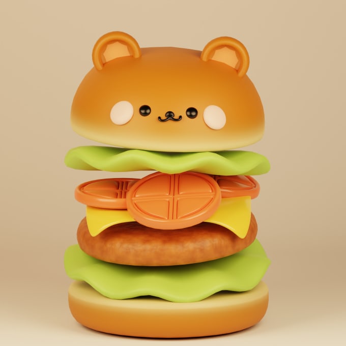 Bring your ideas to life with 3d cute modeling by Zhdesign_team | Fiverr