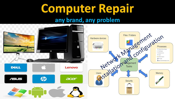 Install, fix all types of os like linux, windows and server by ...