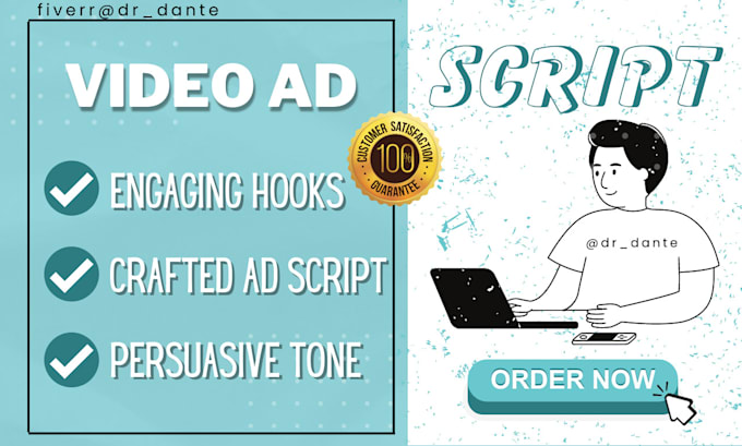 Write engaging ad scripts for tiktok and instagram by Dr_dante | Fiverr Write engaging ad scripts for tiktok and instagram by Dr_dante | Fiverr