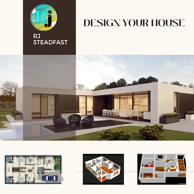 Design your beautiful house by Rjsteadfast | Fiverr