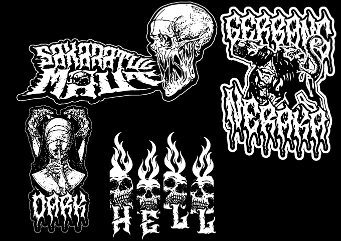 Create brutal and distinctive death metal logo designs by Chambuket62 ...