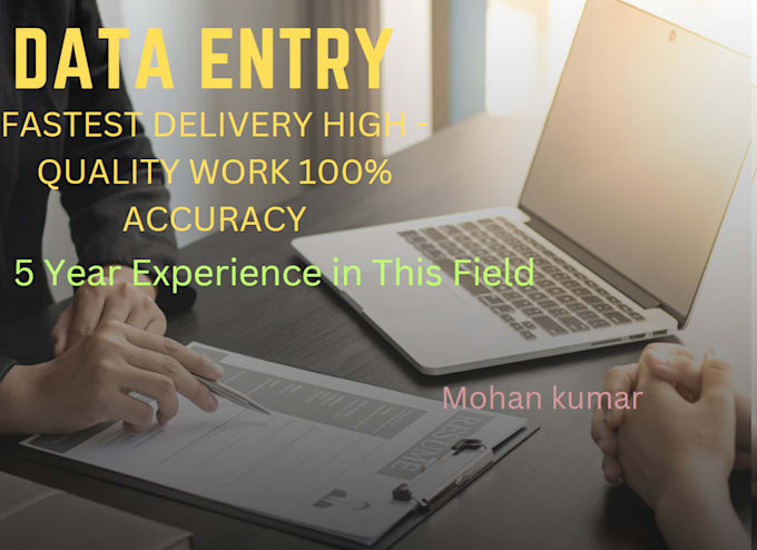 Do professional data entry operator pdf to word,typing,excel by ...