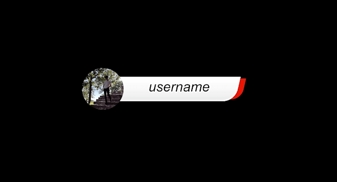 Create instagram username animation by Muharrem186 | Fiverr