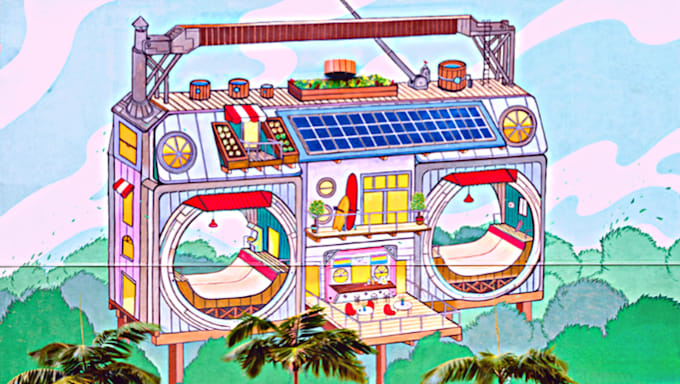 Draw creative mural,decal,doodle wall art by Ankitasingh16 | Fiverr