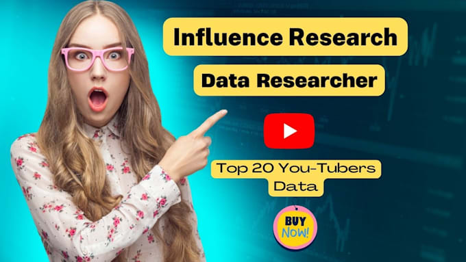 Influencer marketing research data by Jdkceo | Fiverr