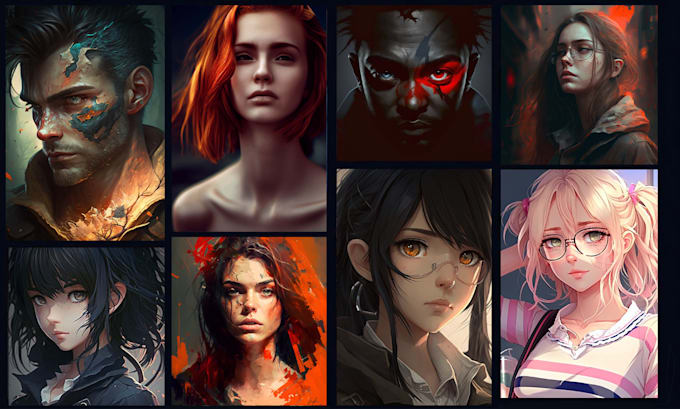 Create stunning ai art and characters with midjourney by Redadam47 | Fiverr