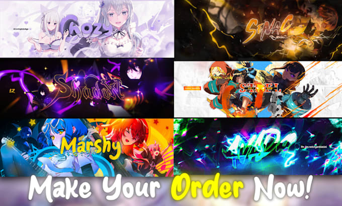 Design an attractive anime header by Ryanchot | Fiverr