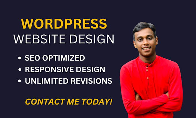 Create modern, responsive wordpress website design by Erocweb | Fiverr