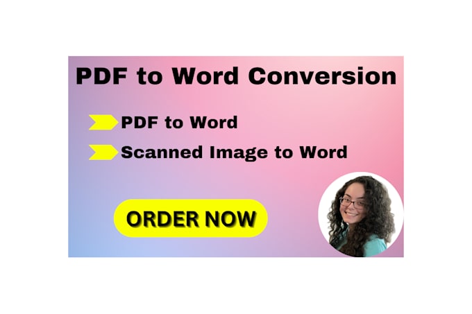 Convert pdf and scanned images to word by Itshollydavis | Fiverr