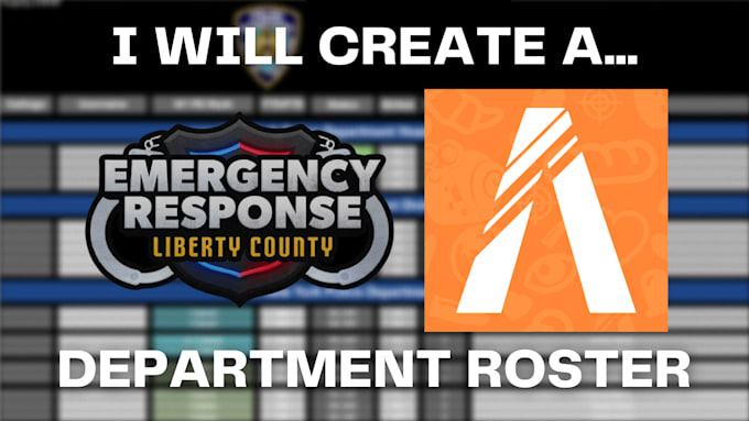 Create a department roster for erlc or fivem by Red_hawk_s | Fiverr