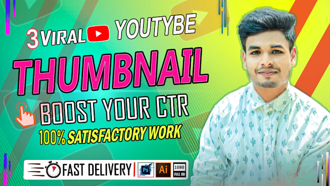 Best design premium youtube thumbnails by Thumbnails_msm | Fiverr