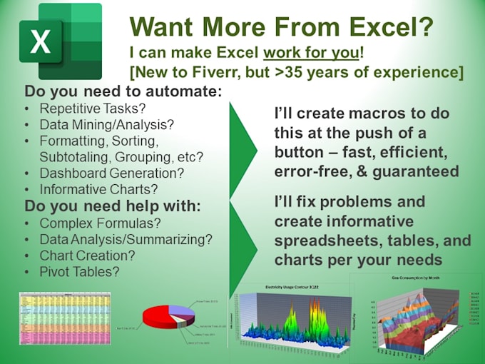 Create Or Fix Spreadsheets And Develop Complex Macros By Excelautomator