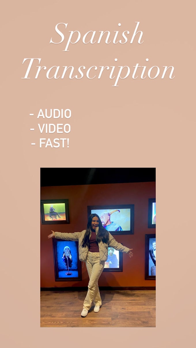 Do a 30 minutes spanish transcription in short time by Daphne_fig | Fiverr