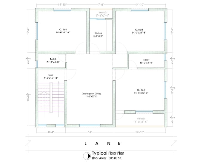2d 3d plan and design by Tapon2020 | Fiverr