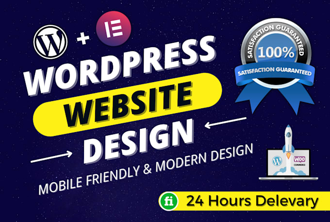 Design modern responsive wordpress website or blog using elementor pro ...