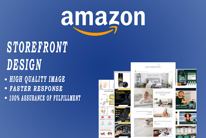 Design your amazon brand storefront and listing images by ...