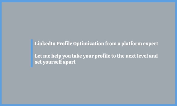 Optimize your linkedin profile by Dferbs | Fiverr