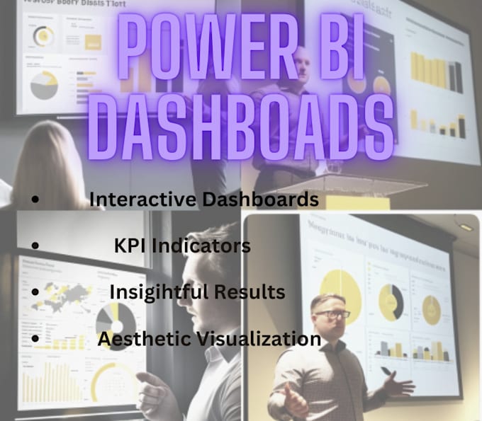 Make interactive dashboards using power bi, excel, python by Muzammil031 | Fiverr