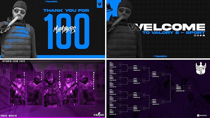 Do great e sport design for your team by Kcperek | Fiverr